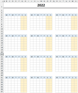 How to Make an Interactive Calendar in Excel? (2023 Template)
