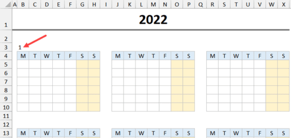 How to Make an Interactive Calendar in Excel? (2023 Template)
