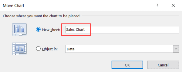 How to Move Chart to New Sheet in Excel? 2 Easy Ways! - Trump Excel