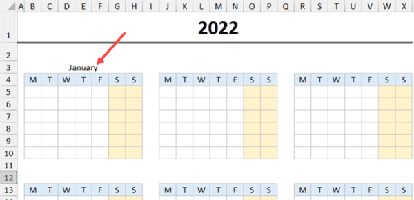 How to Make an Interactive Calendar in Excel? (2023 Template)