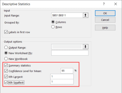 How to Get Descriptive Statistics in Excel? (Quick and Easy)