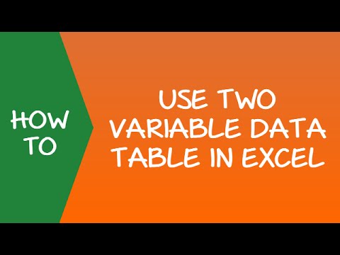One Variable Data Table Excel 2017 | Cabinets Matttroy