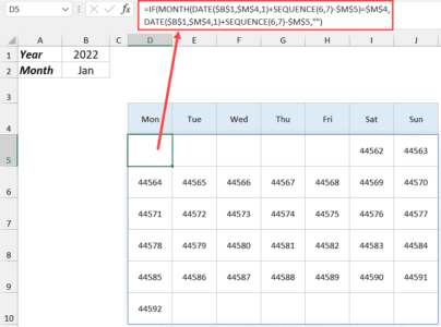 How to Make an Interactive Calendar in Excel? (2023 Template)