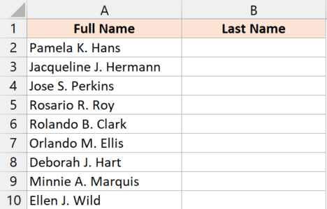 Extract Last Name in Excel (5 Easy Ways)
