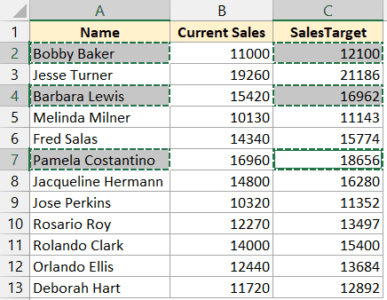 Copy and Paste Multiple Cells in Excel (Adjacent & Non-Adjacent)