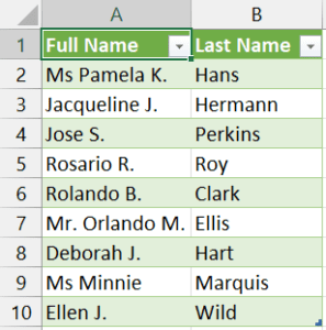 Extract Last Name in Excel (5 Easy Ways)