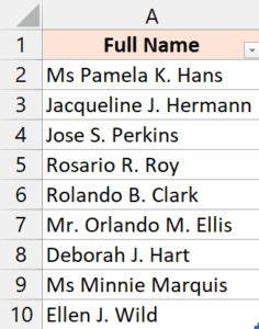 Extract Last Name in Excel (5 Easy Ways)