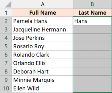 Extract Last Name in Excel (5 Easy Ways)