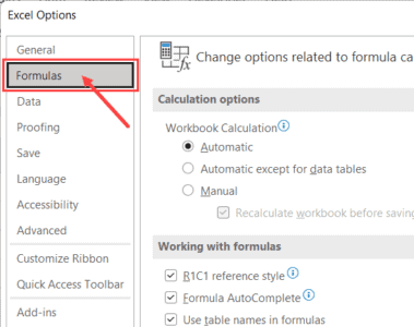 Using A1 or R1C1 Reference Notation in Excel (& How to Change These)