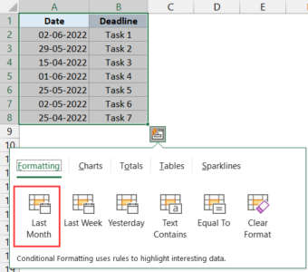 Excel Quick Analysis Tool - How to Best Use it? 10 Examples! - Trump Excel
