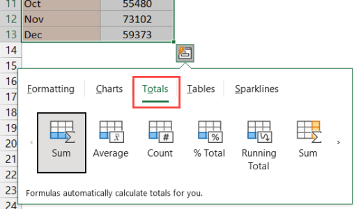 Excel Quick Analysis Tool - How to Best Use it? 10 Examples!