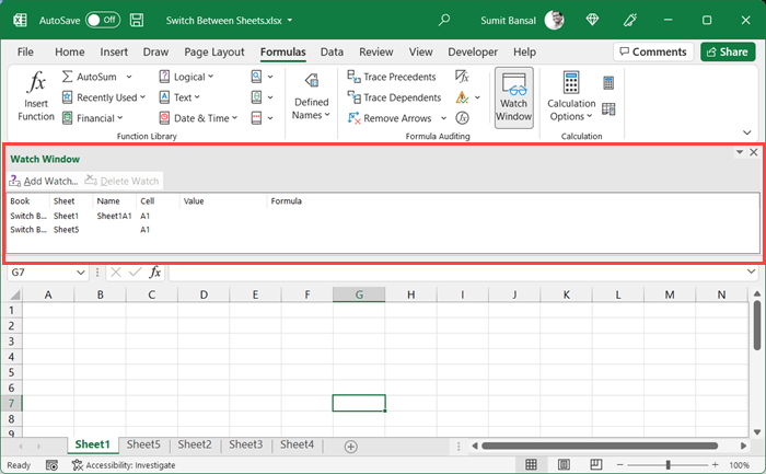 How To Switch Between Sheets In Excel 7 Better Ways 