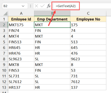 Separate Text and Numbers in Excel (4 Easy Ways)