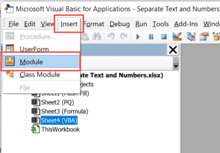 Separate Text and Numbers in Excel (4 Easy Ways)