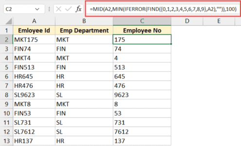 Separate Text and Numbers in Excel (4 Easy Ways)