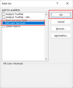 Best Shortcuts to Fill Color in Excel (Basic & Advanced) - Trump Excel