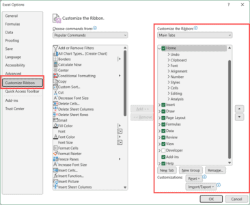 How to Customize the Ribbon in Excel (Step-by-Step) - Trump Excel