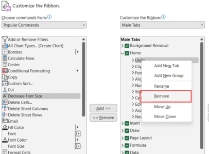 How to Customize the Ribbon in Excel (Step-by-Step) - Trump Excel
