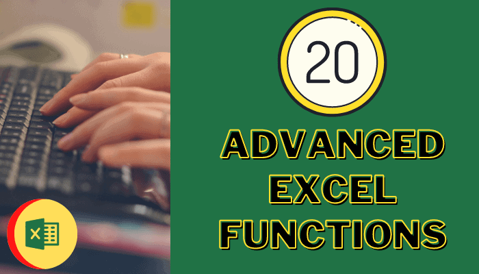 20 Advanced Excel Functions And Formulas for Excel Pros Trump Excel
