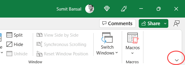 How To Show Or Hide The Ribbon In Excel with Shortcuts Trump Excel