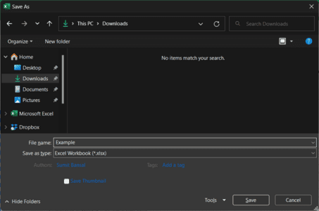 Save As Shortcuts in Excel (Quick and Easy)