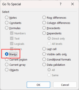 Delete Blank Columns in Excel (3 Easy Ways + VBA)