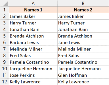 How to Compare Text in Excel (Easy Formulas)