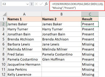 How to Compare Text in Excel (Easy Formulas)