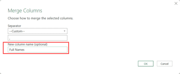 How to Switch First and Last Name in Excel with Comma?
