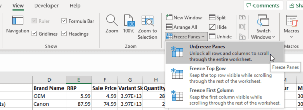 How to Freeze Multiple Columns in Excel? 4 Easy Ways!