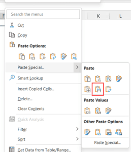 How to Copy Column Widths in Excel (Shortcut)