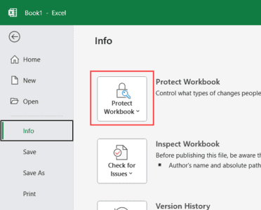 How to Mark an Excel Workbook as Final?