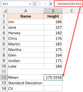 Calculate the Coefficient of Variation (CV) in Excel - Easy Formula!