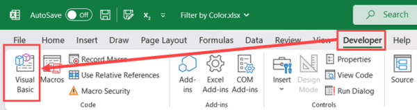 Filter By Color in Excel (3 Easy Ways + VBA)