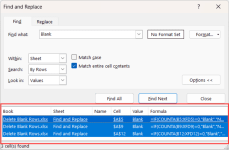How to Delete Blank Rows in Excel? (5 Easy Ways)