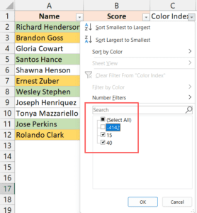 Filter By Color in Excel (3 Easy Ways + VBA)