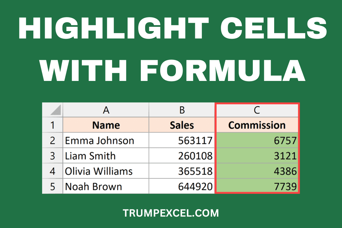 How To Highlight Cells With Formulas 3 Easy Ways 