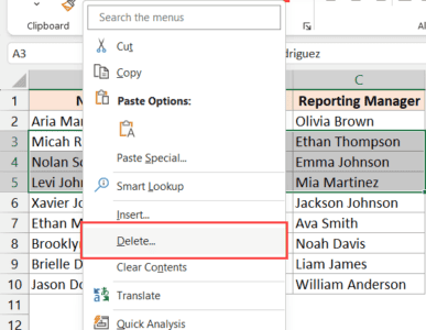 How to Delete Rows in Excel (Single or Multiple)?