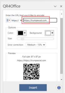 How to Create QR Codes in Excel (QR Code Generator)