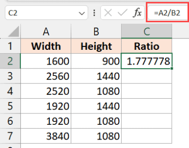 How to Calculate Ratios in Excel? 3 Easy Ways!