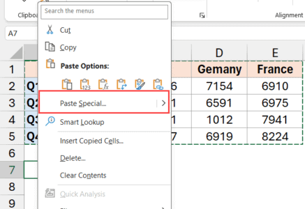 Convert Columns to Rows in Excel (5 Simple Ways)