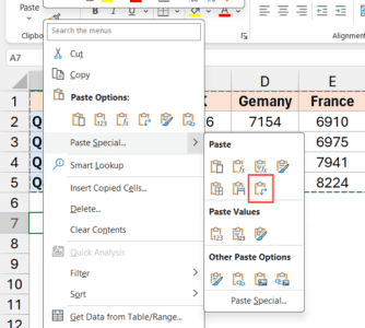Convert Columns to Rows in Excel (5 Simple Ways)