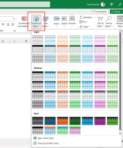 How to Create Excel Table? Step-by-Step!