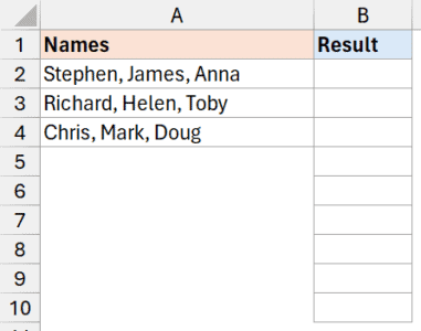 Split Text into Multiple Rows in Excel (Easy Formulas)
