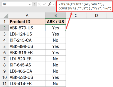Check IF Cell Contains Partial Text in Excel (Formulas)