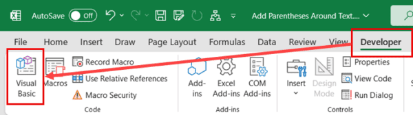 How to Add Parentheses Around Text in Excel (4 Easy Ways)