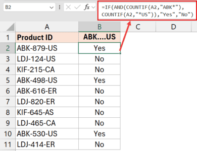 Check IF Cell Contains Partial Text in Excel (Formulas)