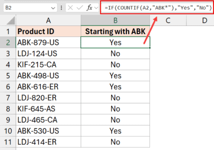 Check IF Cell Contains Partial Text in Excel (Formulas)