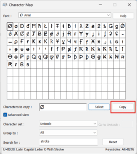 Insert Diameter Symbol (Dia) in Excel