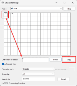 Insert X-Bar Symbol in Excel (Average / Mean Symbol)